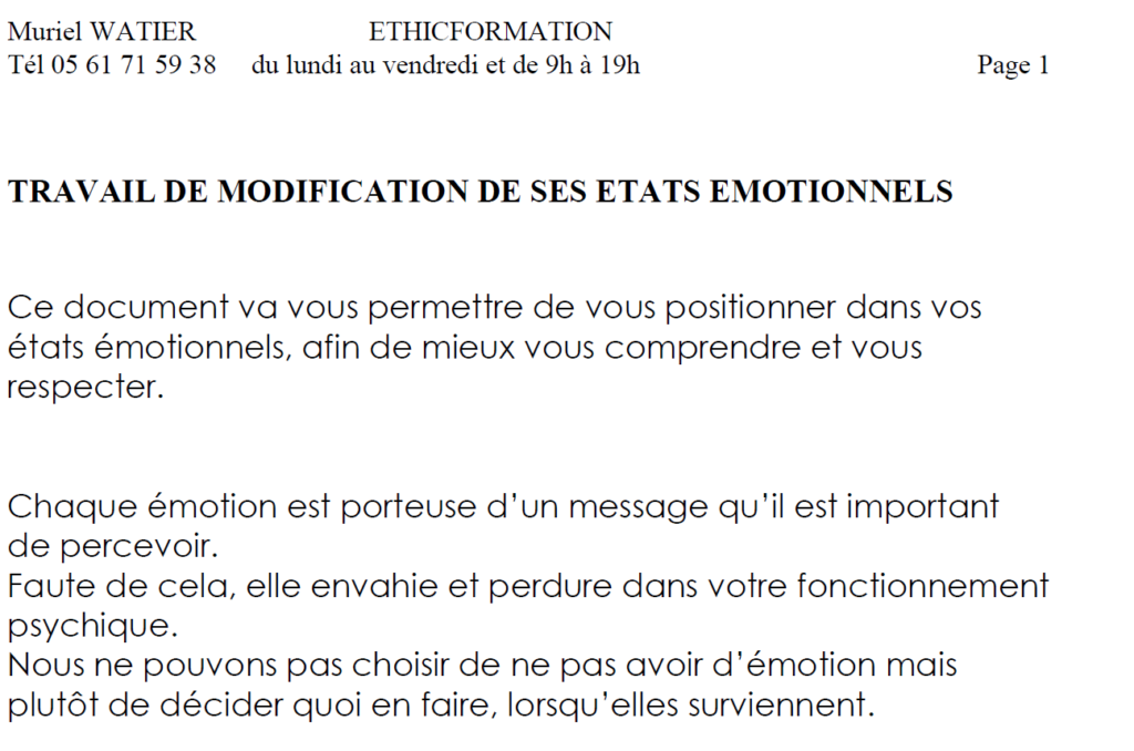Comment Gérer ses Emotions – Muriel Watier